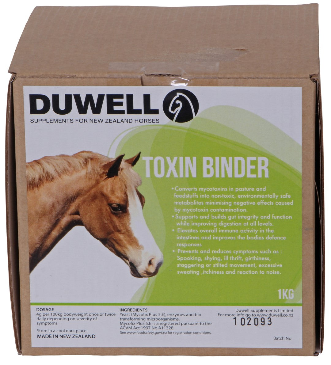Duwell broad spectrum toxin binder – Equestrian Country